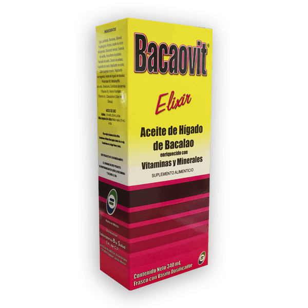 BACAOVIT ELIXIR C/340ML (VIT A, VIT D, VIT B1, VIT D3, CALCIO)(IVA)(B.Q ...